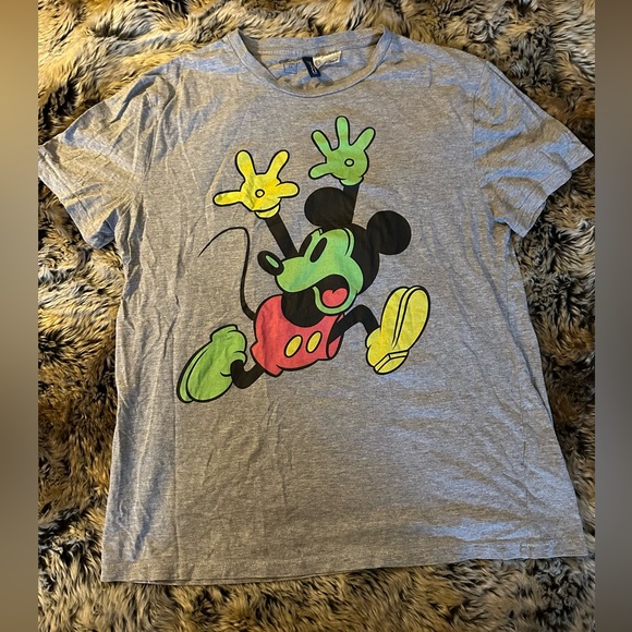 H&M | Shirts | Hm Divided X Disney Mickey Mouse Graphic Tee Shirt ...